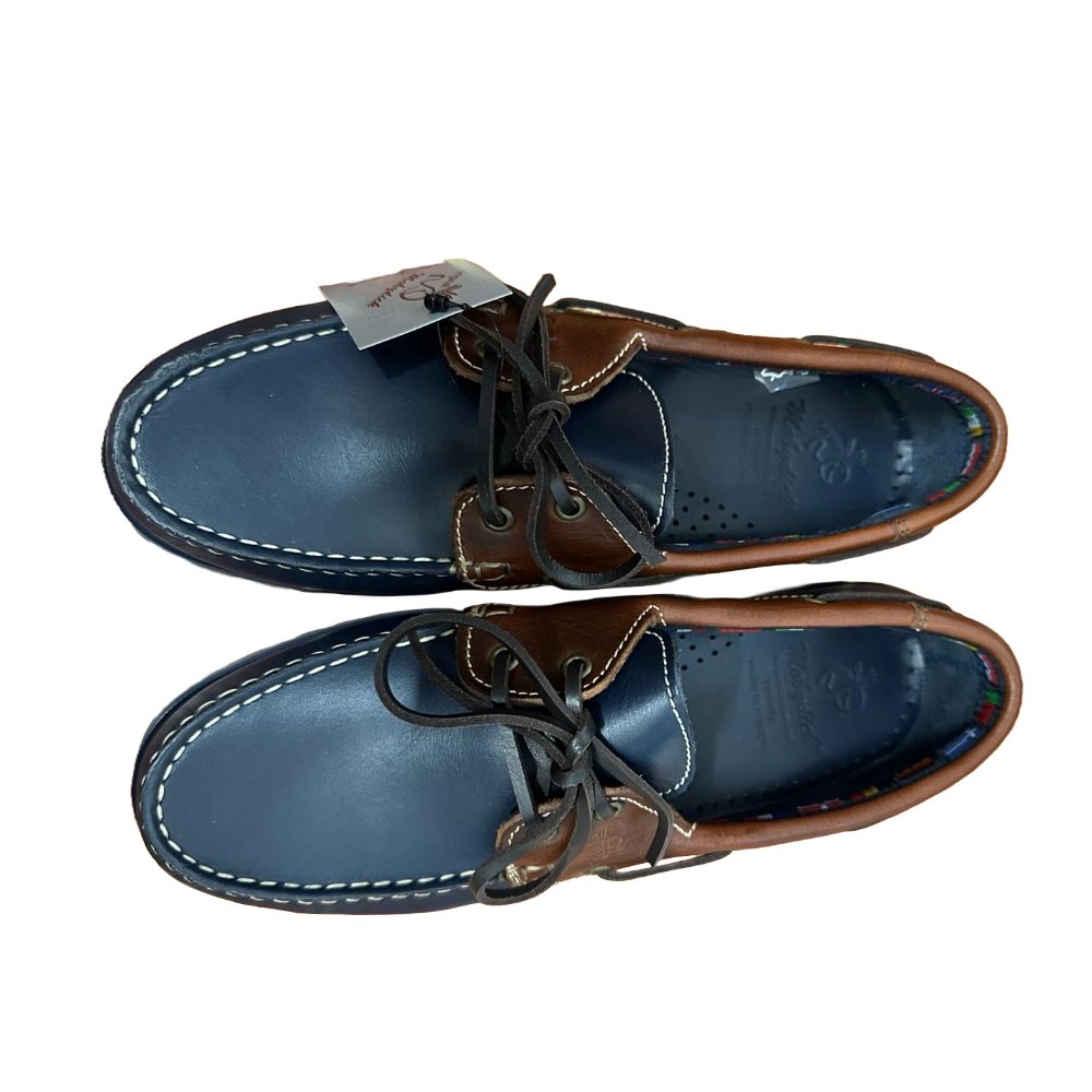 Mobydick Mobydick Navigator Deck Shoes Navy/Cognac - TCS Leisure