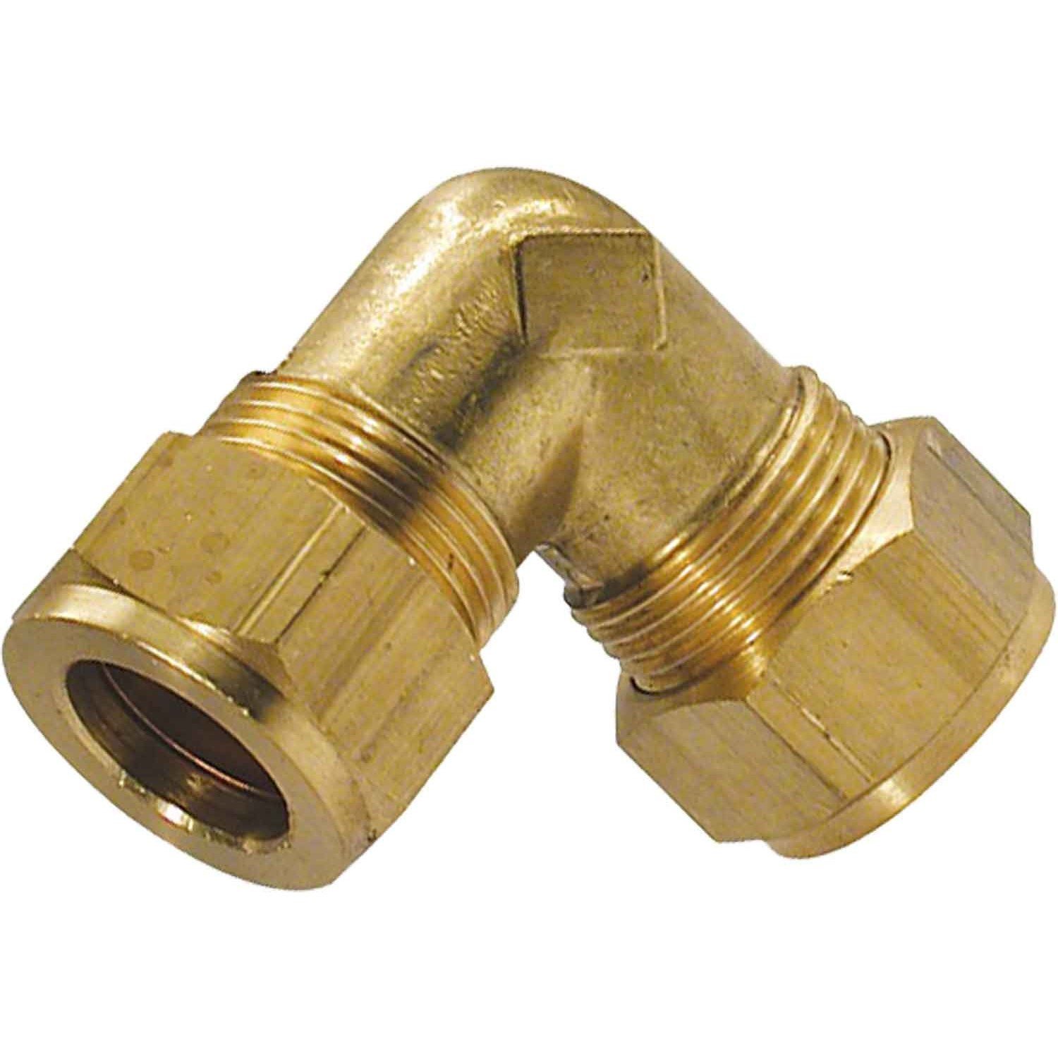 AG Brass Equal Elbow Coupling 15mm x 15mm - TCS Leisure