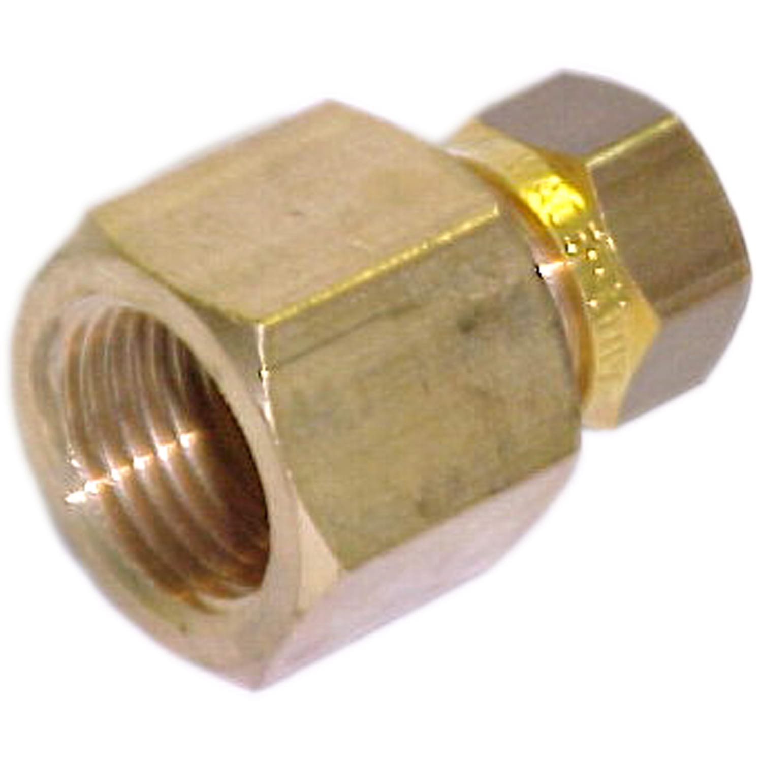AG Brass Female Stud Coupling 10mm x 1/2" BSP - TCS Leisure