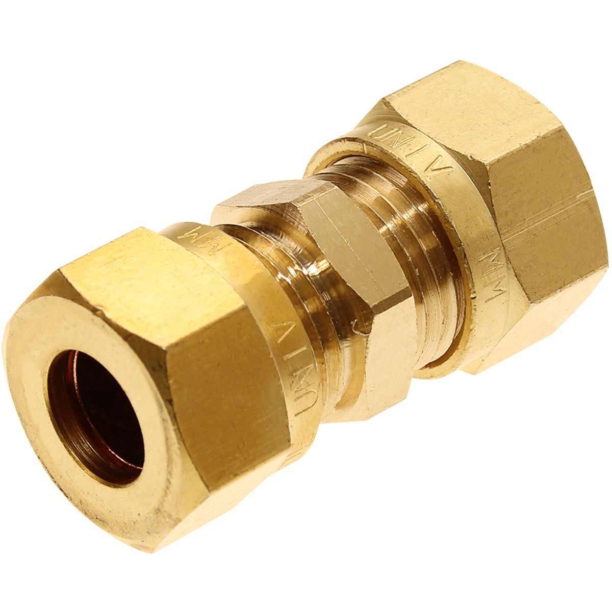AG Compression Straight Coupling (15mm to 15mm Compression) - TCS Leisure