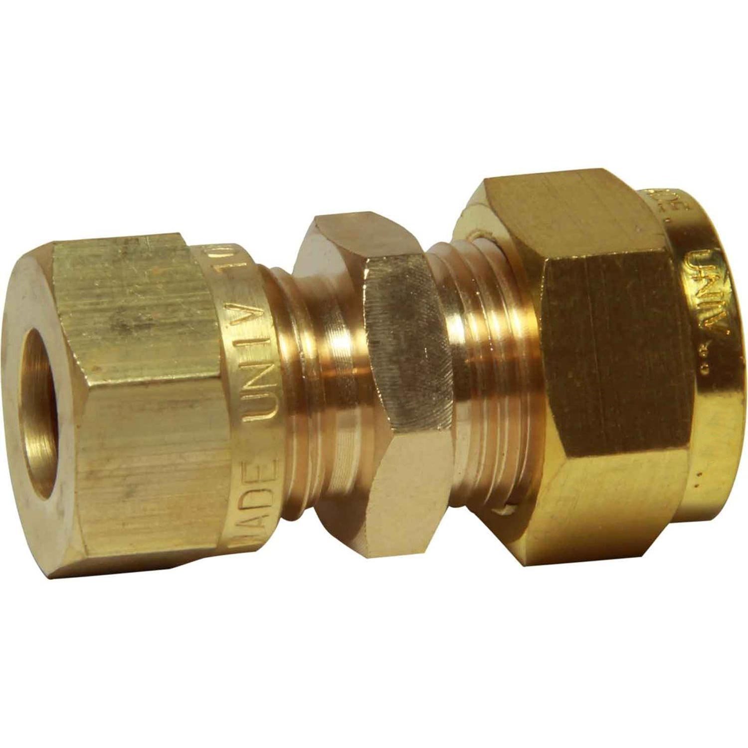 Wade Brass Straight Coupling 3/8" x 15mm - TCS Leisure