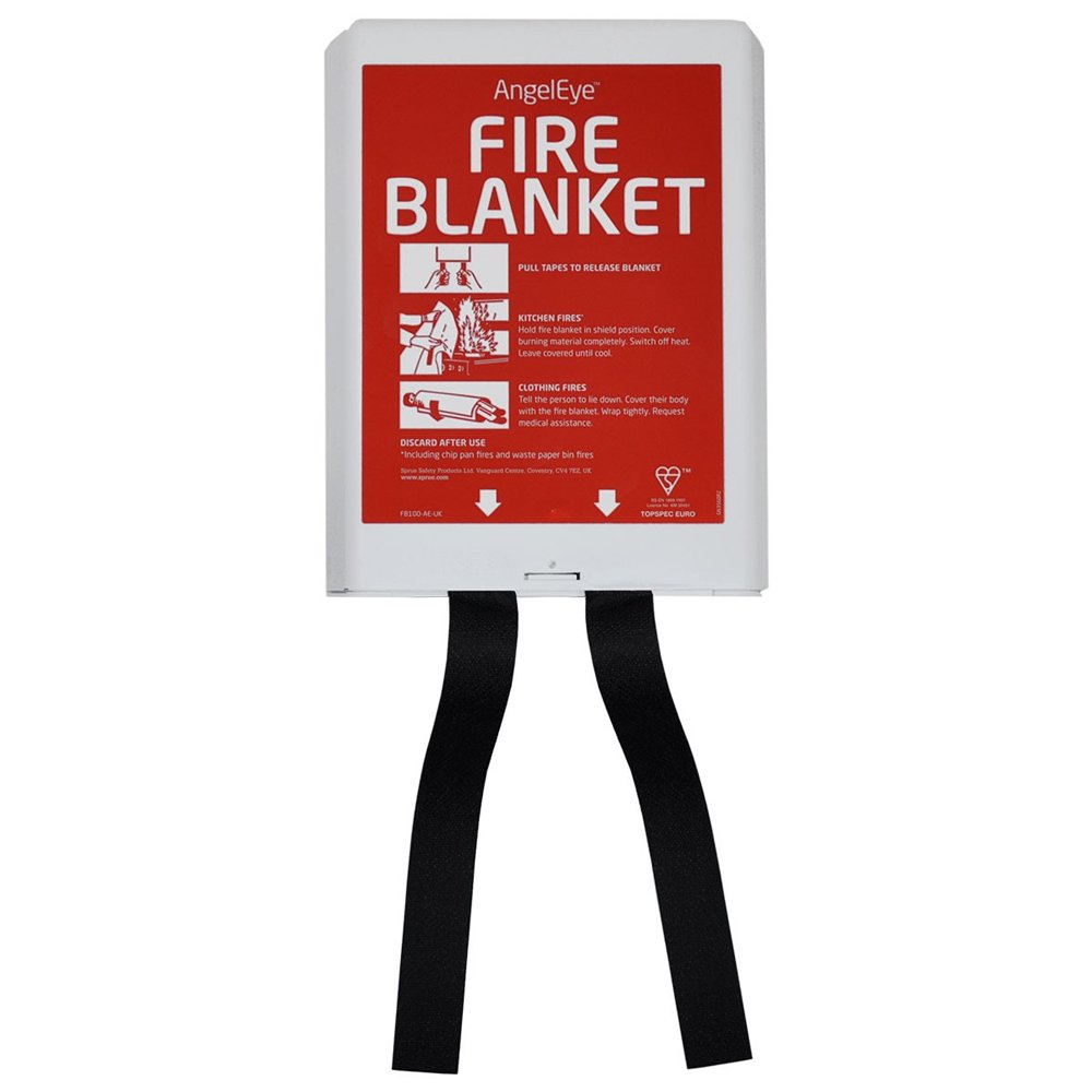 FireAngel Fire Blanket with Hard Case (FB100-AE-UK) - TCS Leisure